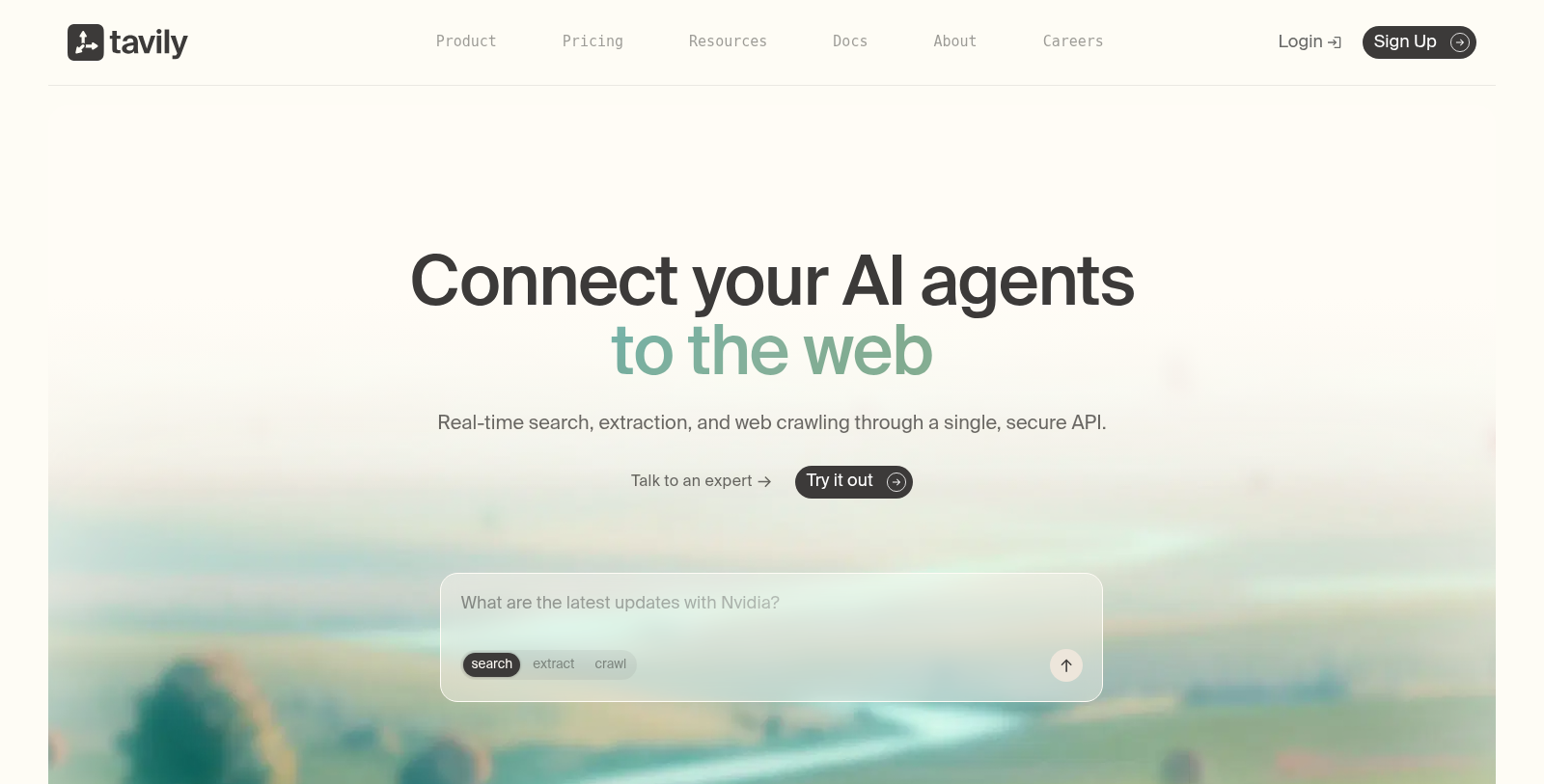 Tavily - Discover the Leading Real-Time AI Search Engine